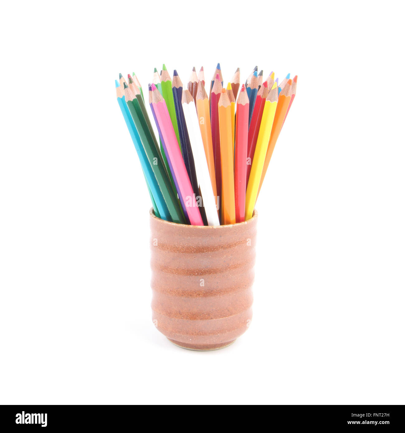 Crayon color school line Cut Out Stock Images & Pictures - Alamy