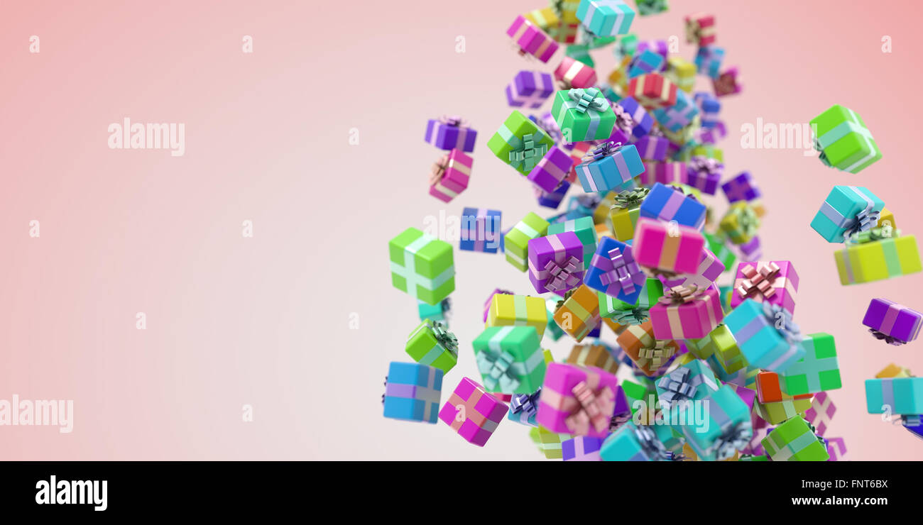 Special events and celebrations concepts, original 3d illustration ...