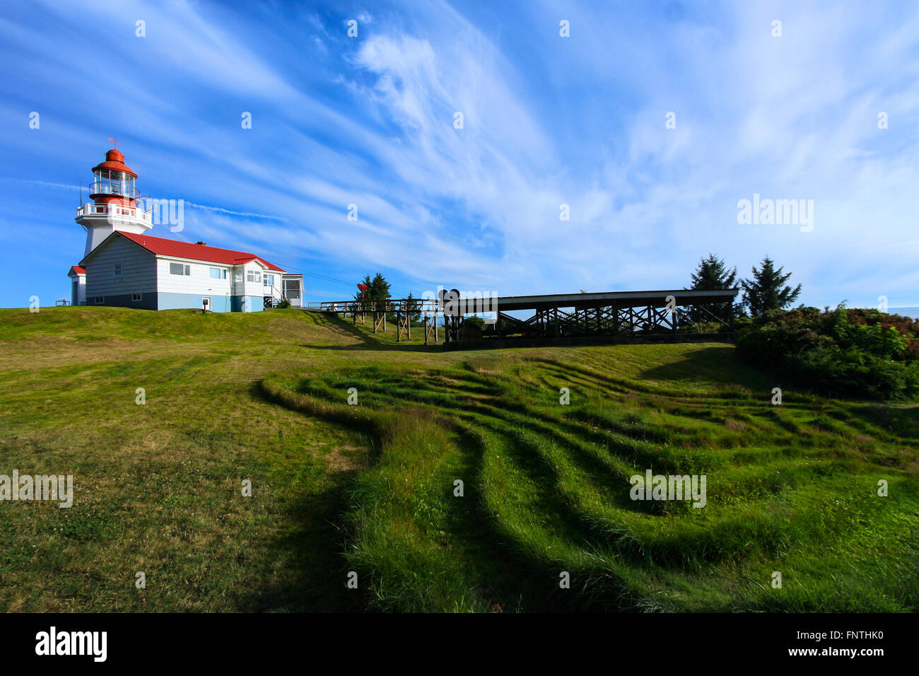 Carmanah Lighthouse located on the Pacific Coast of Vancouver Island ...