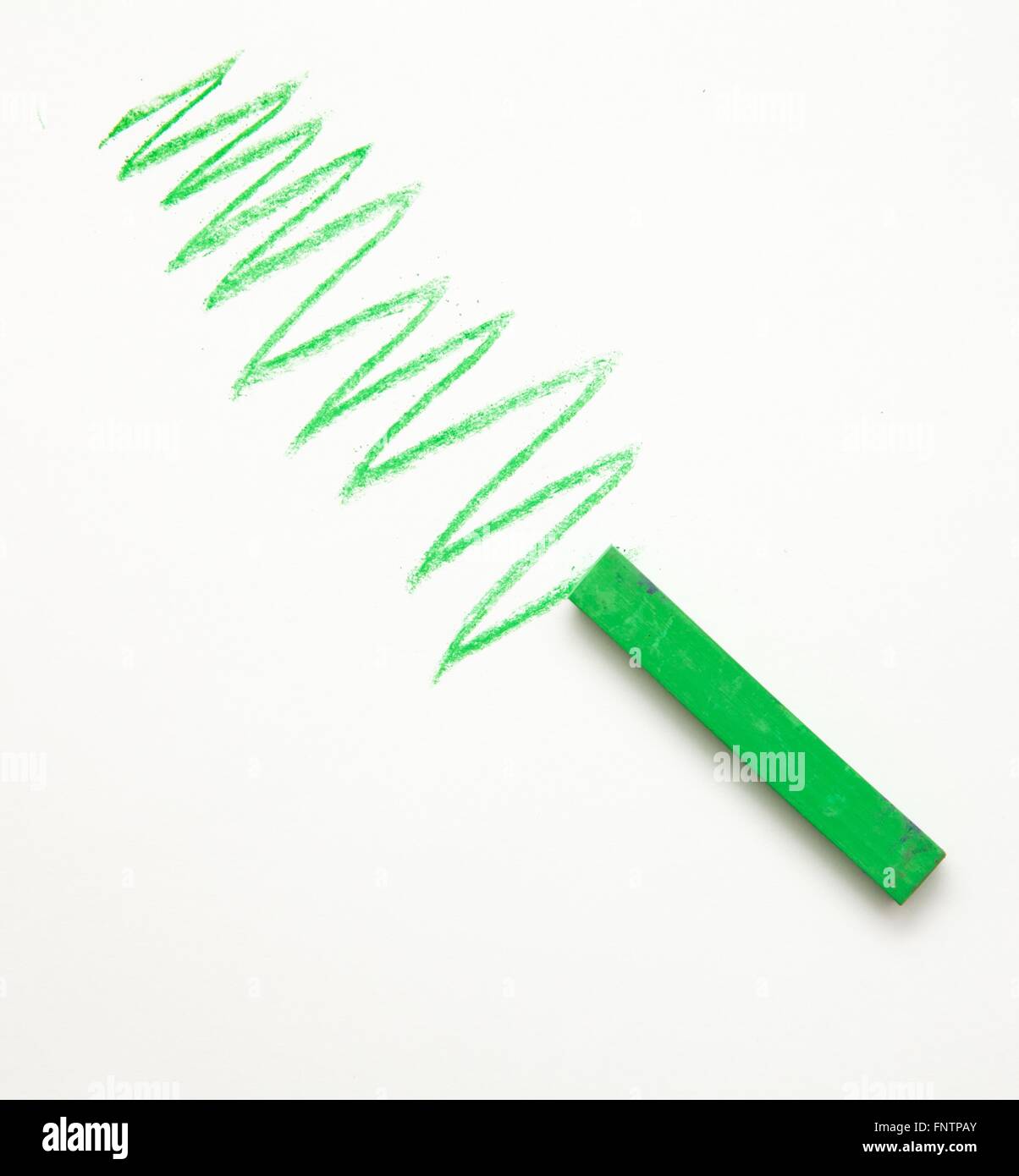 green rectangular pastel on a white background Stock Photo - Alamy