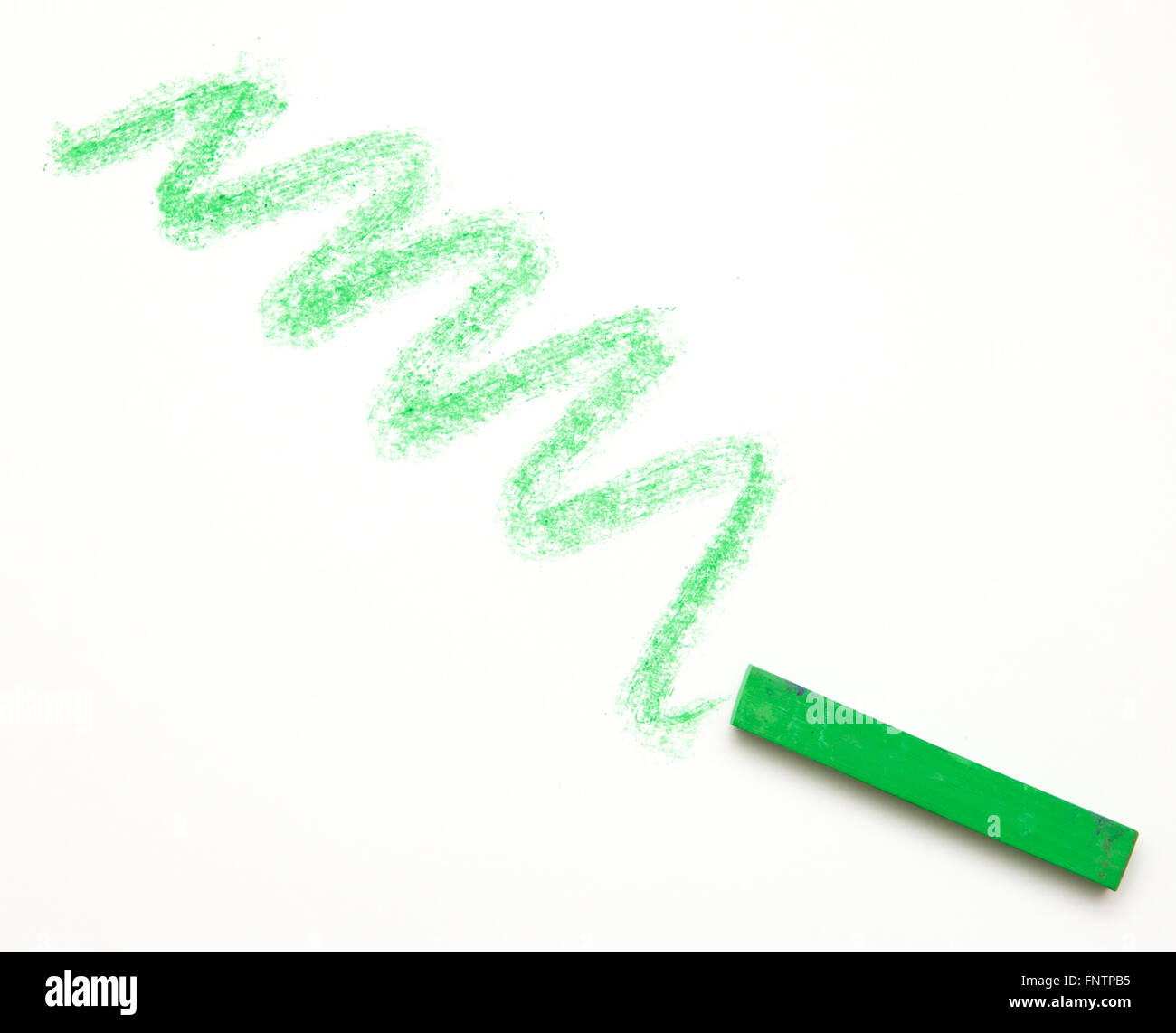 green rectangular pastel on a white background Stock Photo - Alamy