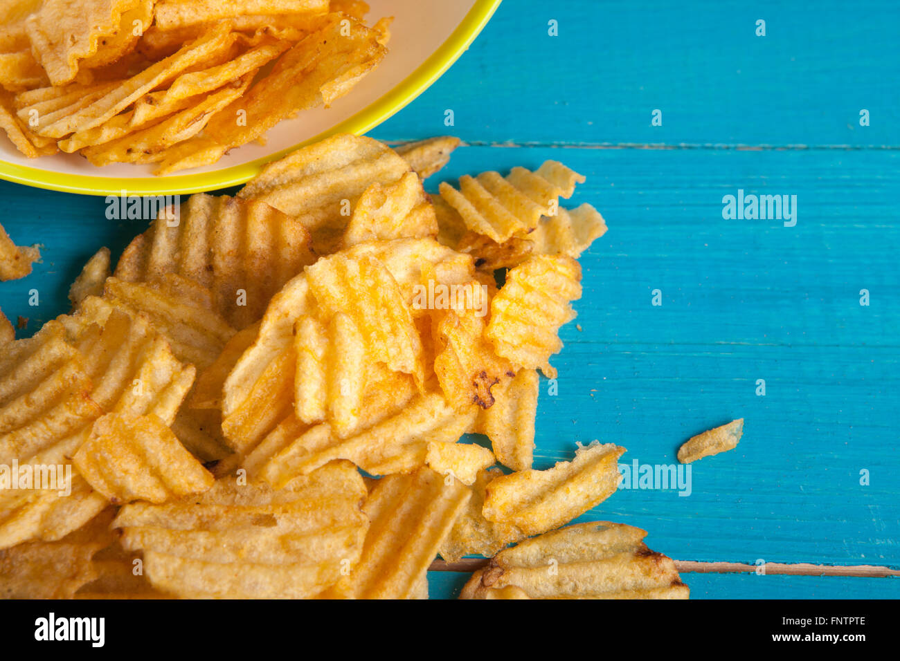 Potato chips table hi-res stock photography and images - Alamy
