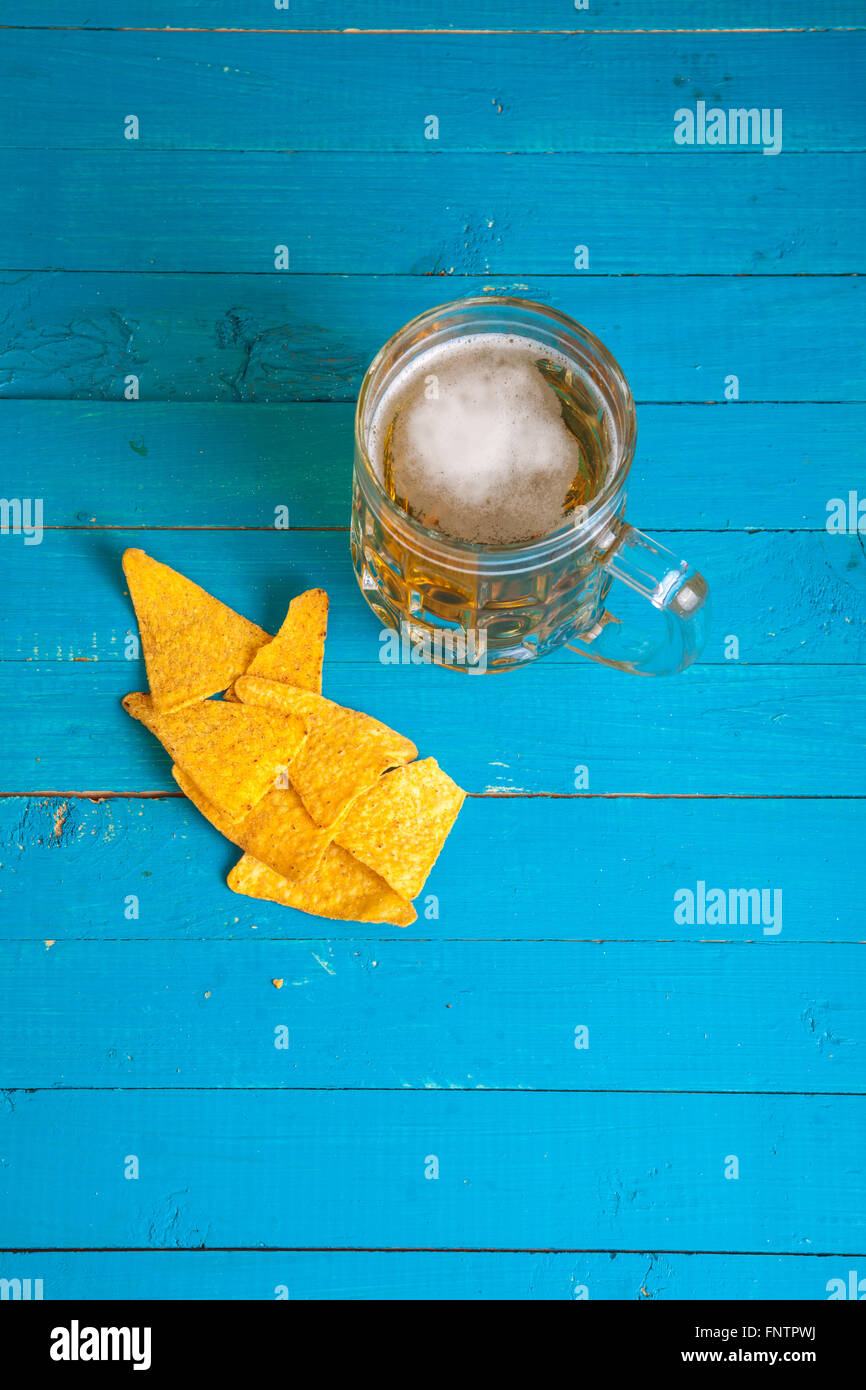 Beer chips on table hi-res stock photography and images - Alamy