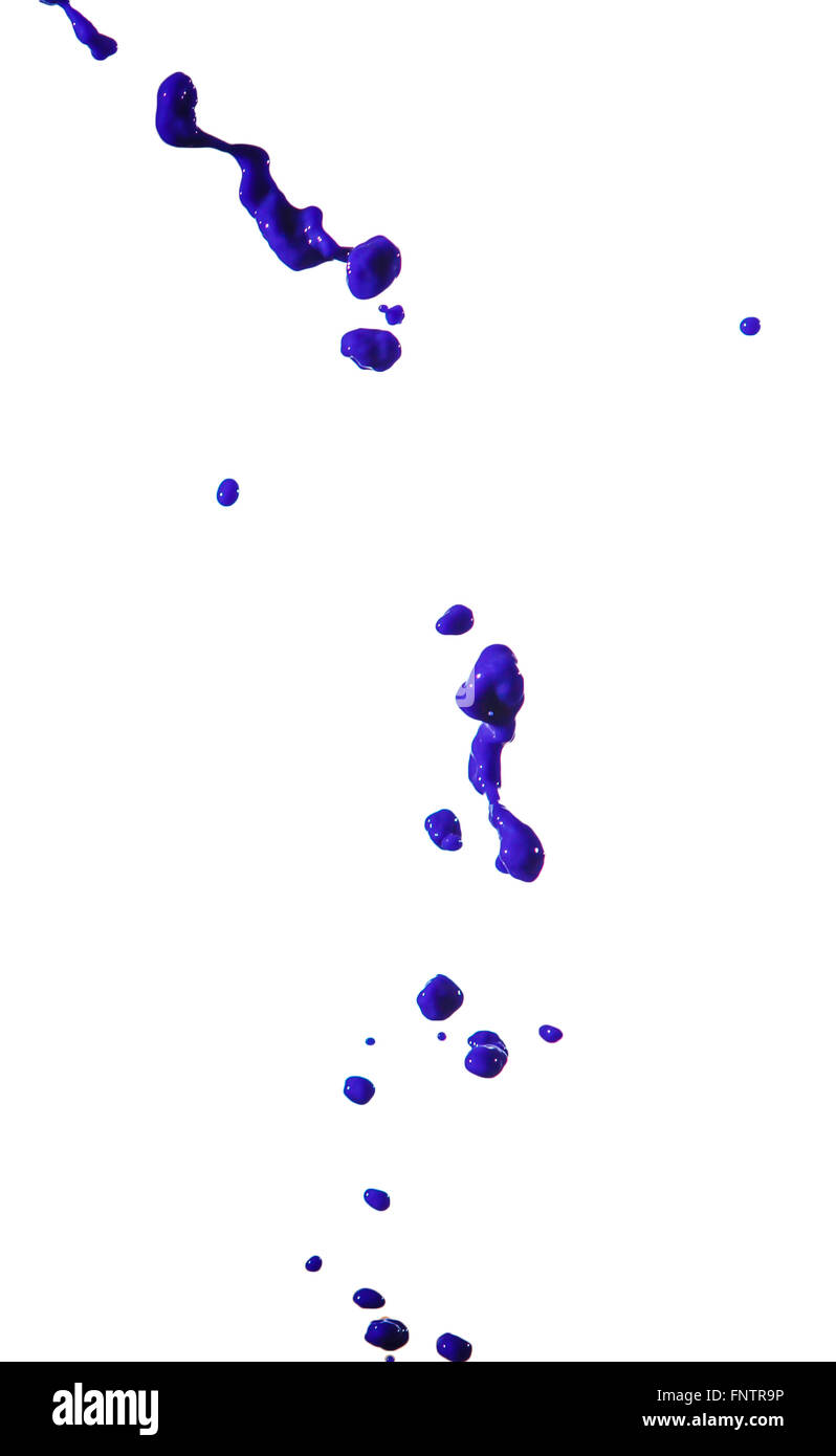 Blue paint splash hi-res stock photography and images - Alamy