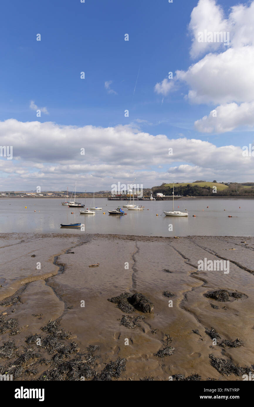 River Tamar taken from the Saltash side Stock Photo - Alamy