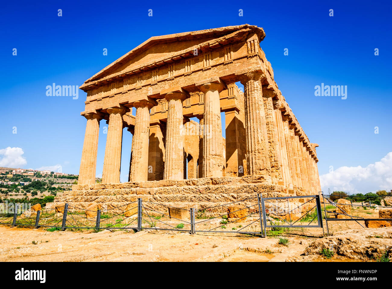 Agrigento, Sicily, Italy. Ercole Ancient Greek temple in the Valley of ...