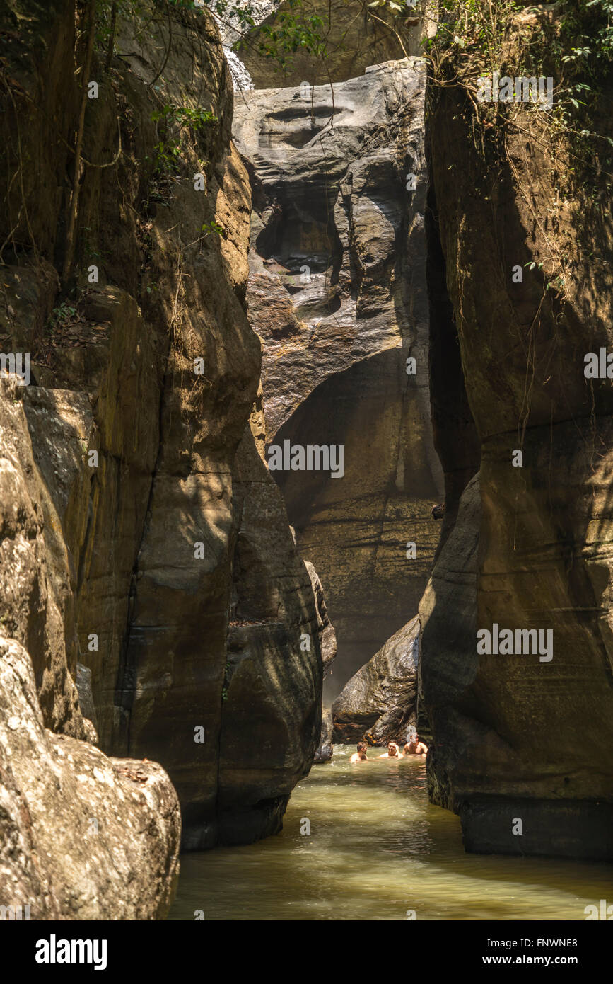 Cunca Wulang Canyon and waterfall near Labuan Bajo, Flores, Indonesia ...