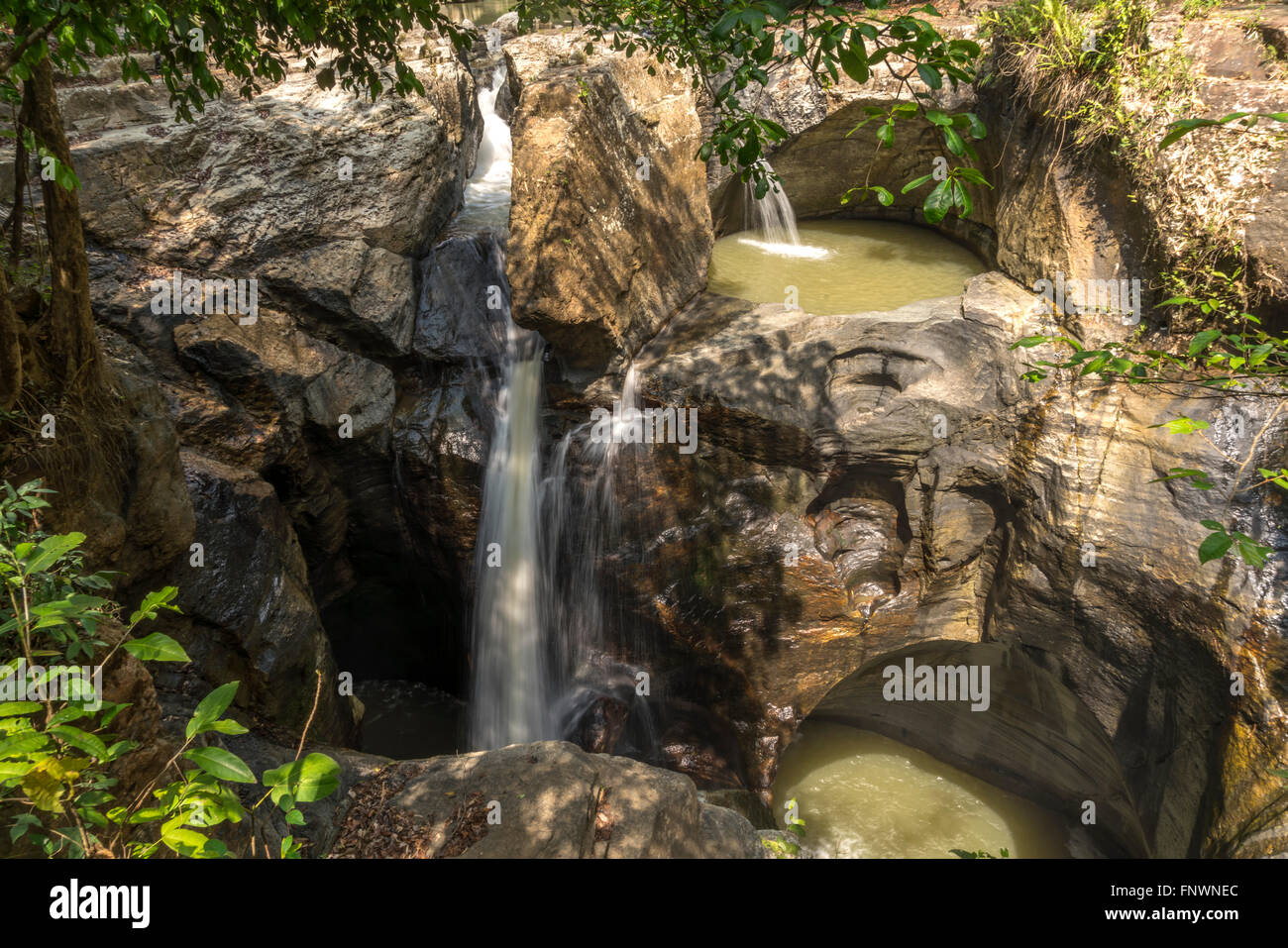 Cunca Wulang Canyon and waterfall near Labuan Bajo, Flores, Indonesia ...