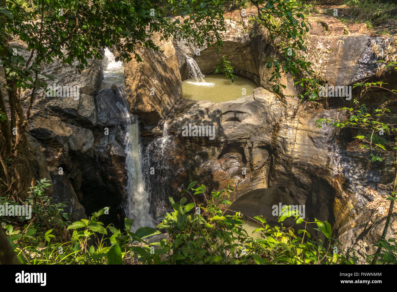 Cunca Wulang Canyon and waterfall near Labuan Bajo, Flores, Indonesia ...