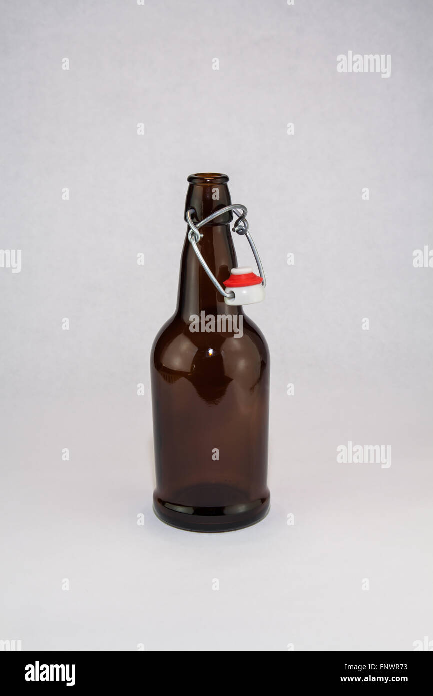 Home brew beer bottles Stock Photo - Alamy