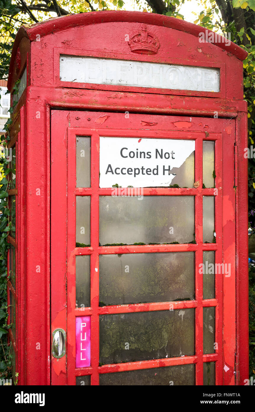 Old telephone box converted hi-res stock photography and images - Alamy
