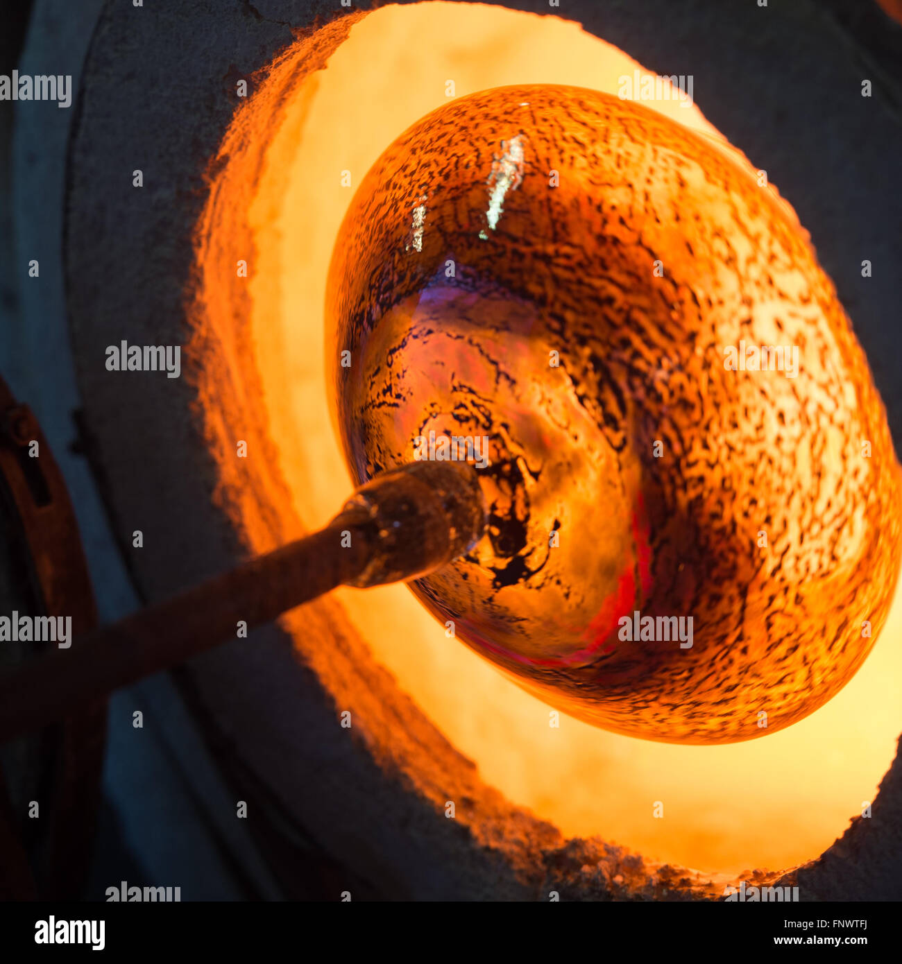 Blown glass manufacturing plant hi-res stock photography and images - Alamy