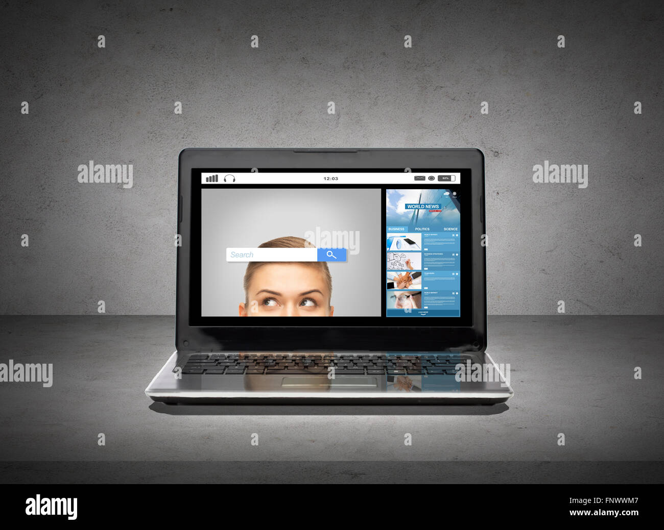 Computer screen browser open hi-res stock photography and images - Alamy