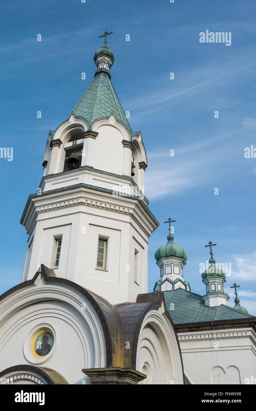 Hakodate Orthodox Church, Hokkaido, Japan Stock Photo - Alamy