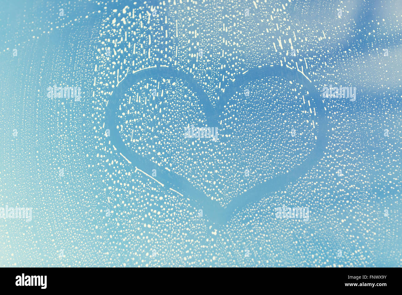 close up of heart shape on soapy window glass Stock Photo - Alamy
