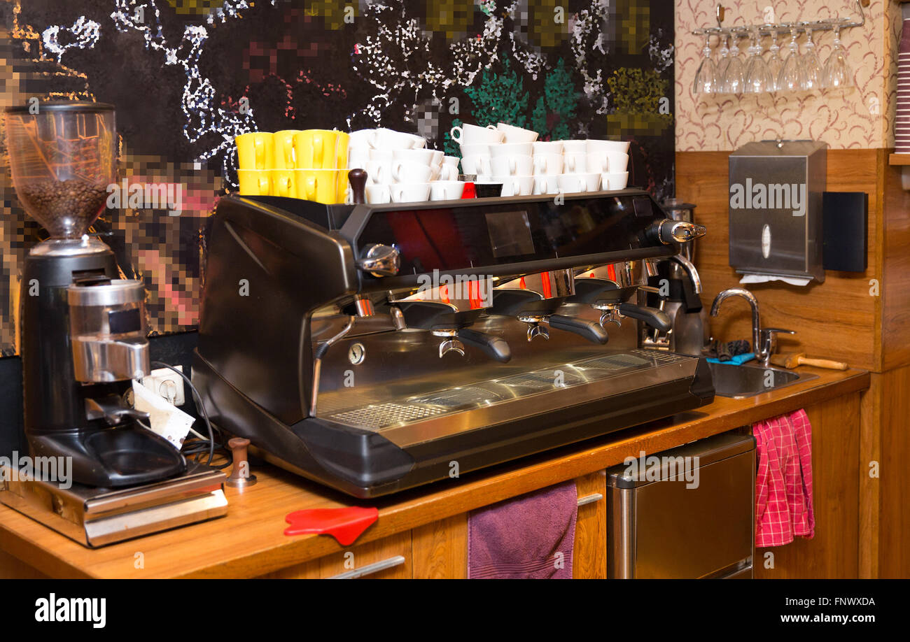 Industrial coffee machine commercial hi-res stock photography and ...