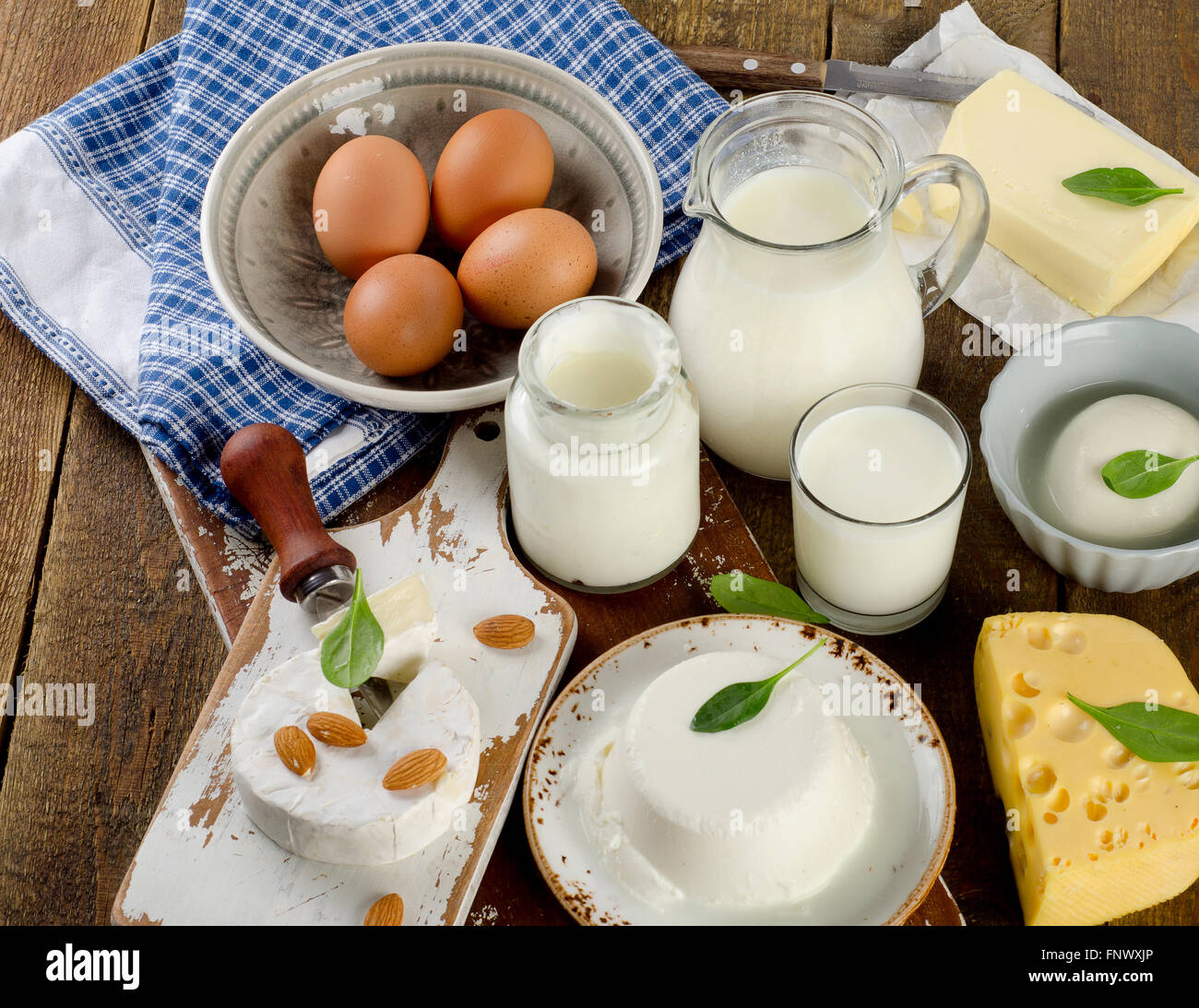 Healthy diet dairy products hi-res stock photography and images - Alamy