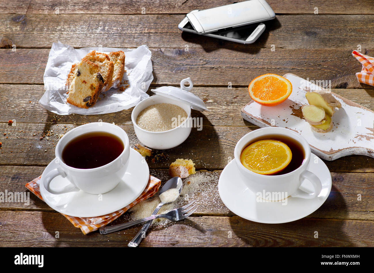 Tea from above hi-res stock photography and images - Alamy