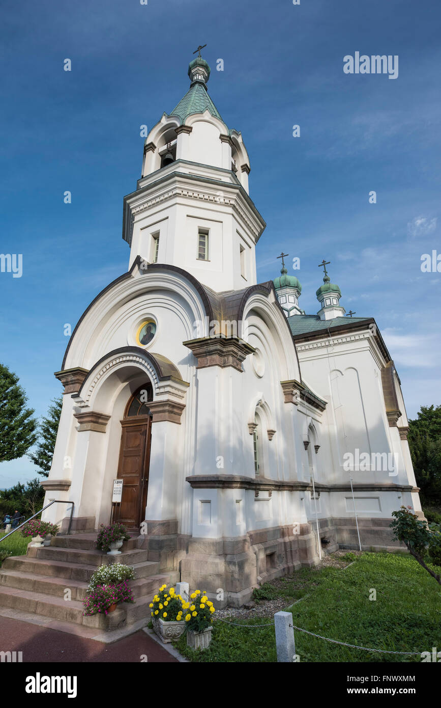 Hakodate Orthodox Church, Hokkaido, Japan Stock Photo - Alamy