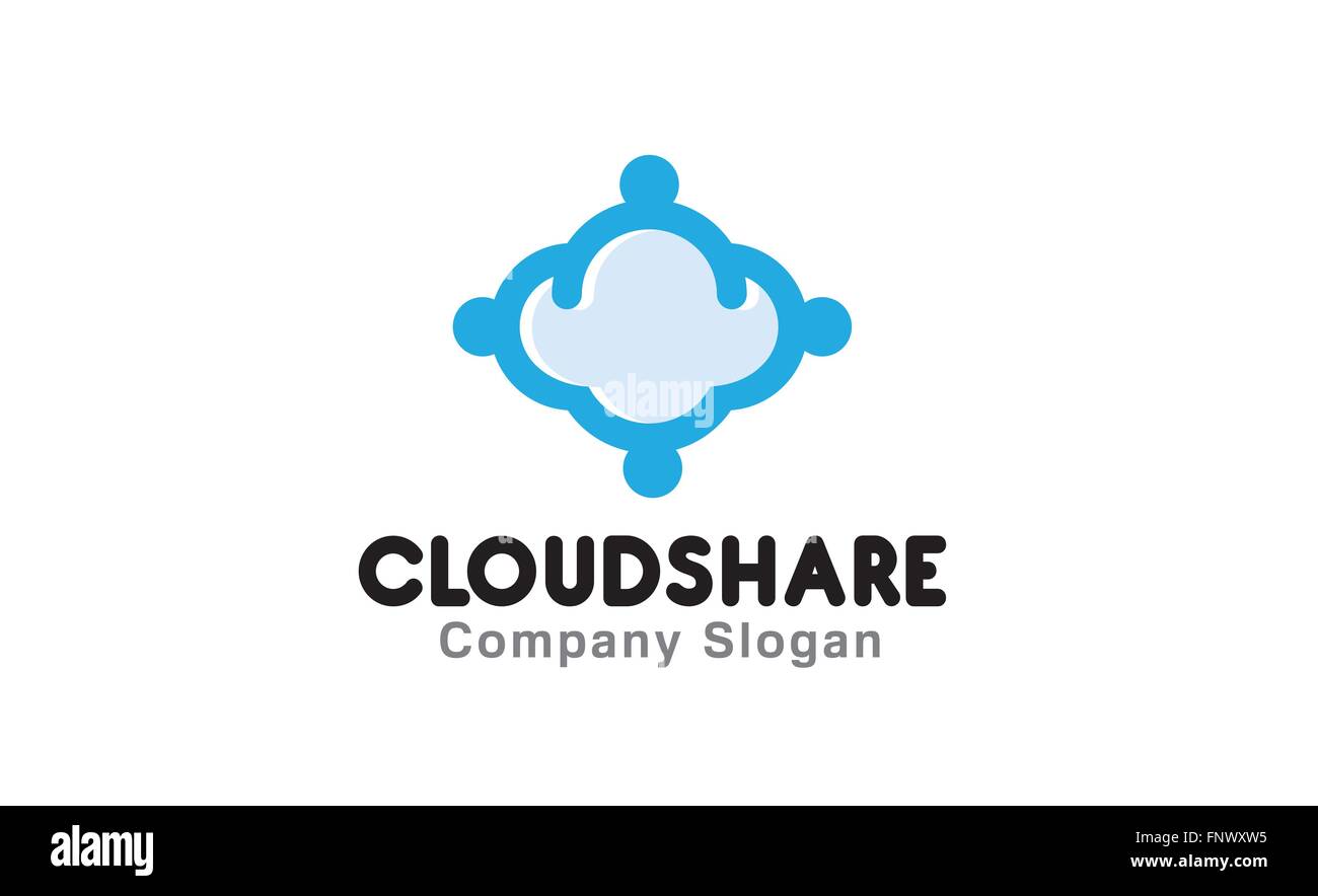 Blue sky network connection Stock Vector Images - Alamy