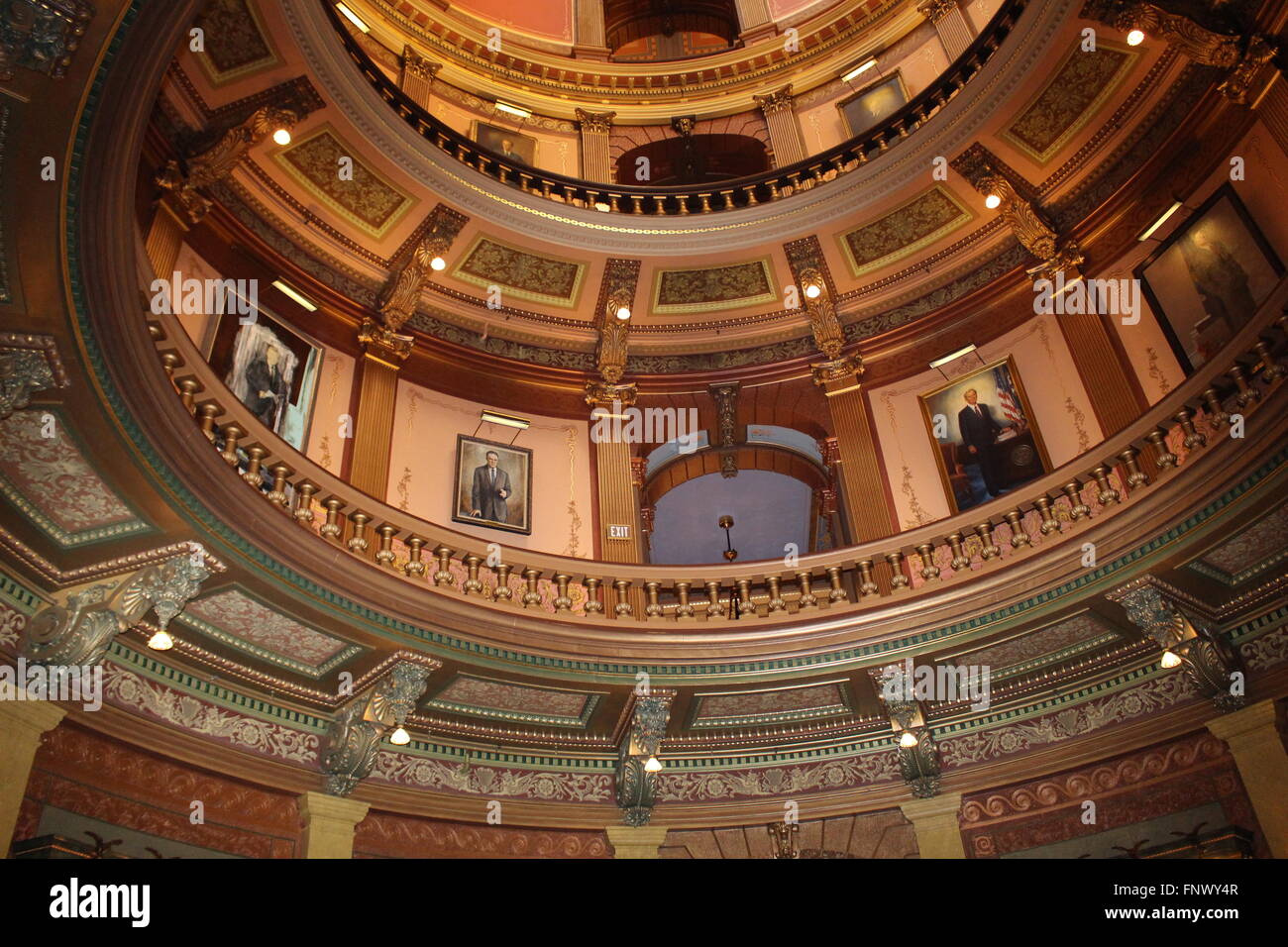 Michigan state capital building hi-res stock photography and images - Alamy