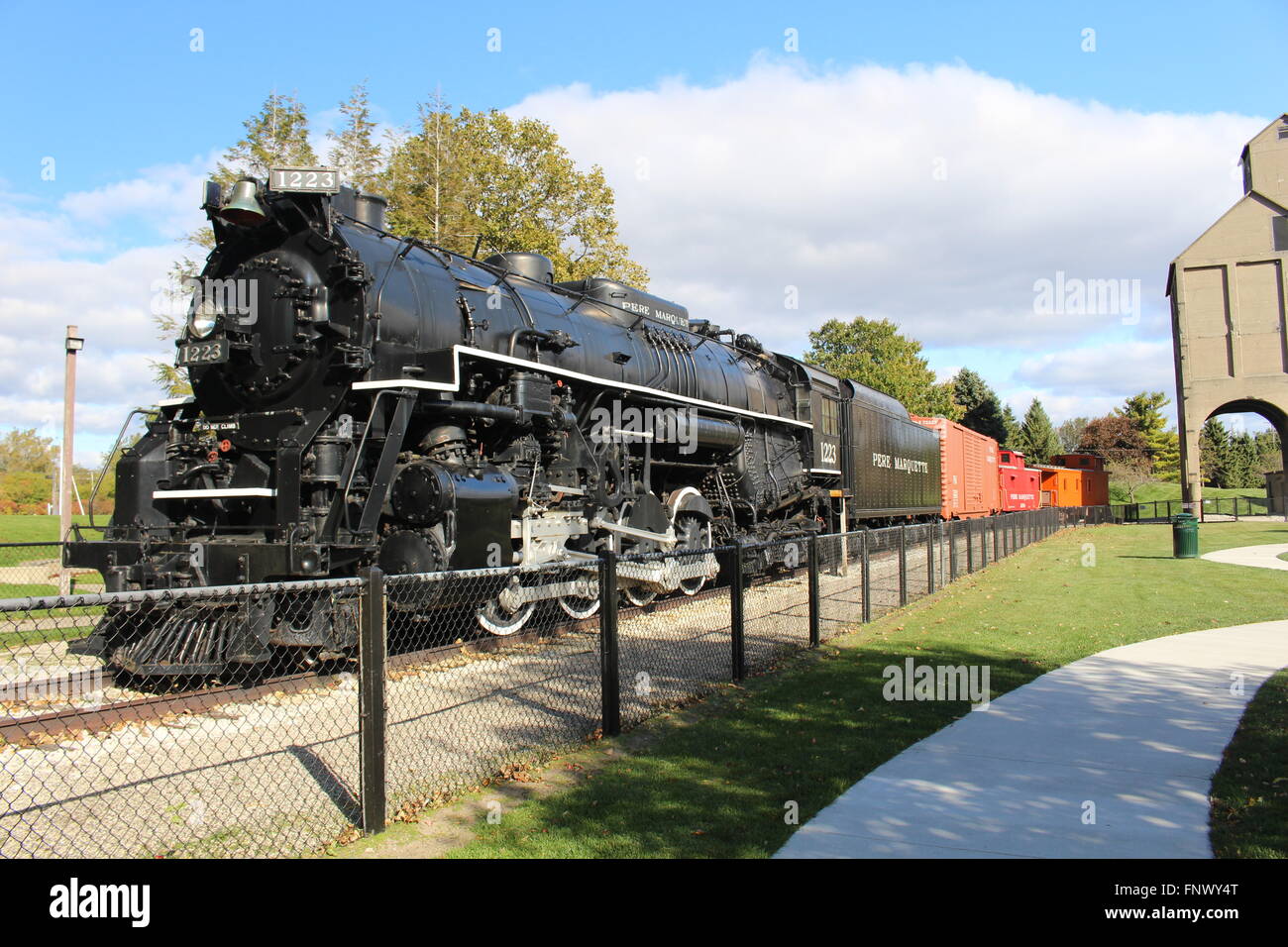 Pere marquette steam train hi-res stock photography and images - Alamy