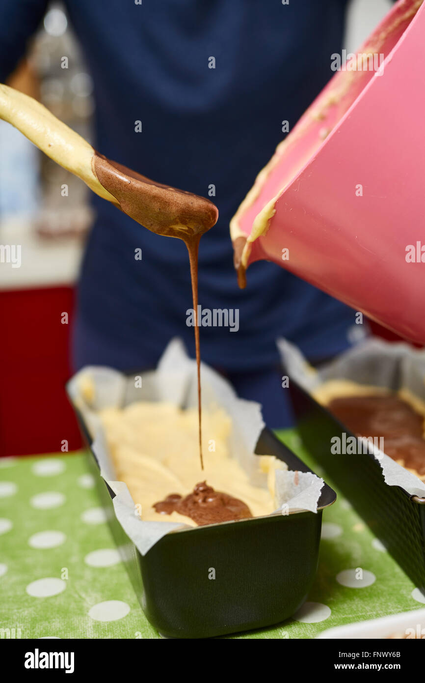 Housewife making a sweet pastry for dessert at home Stock Photo - Alamy