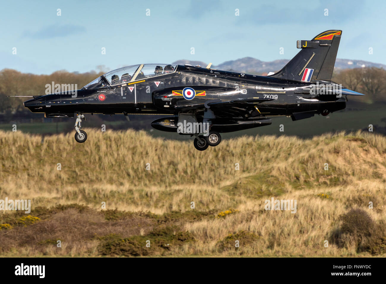 Hawk T2 Raf Valley North Wales Uk.Fastjet Stock Photo - Alamy