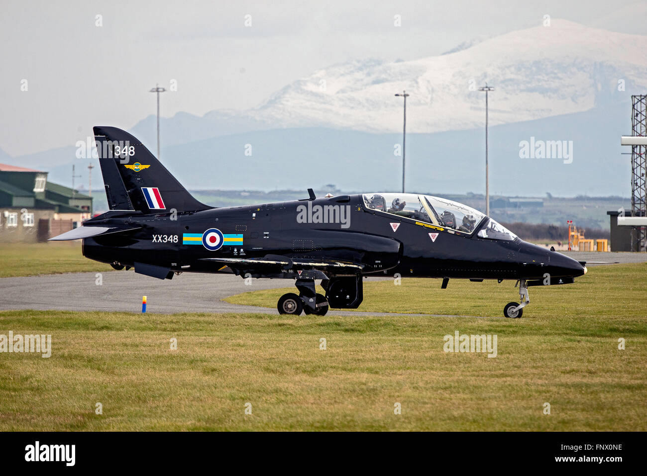 Hawk T1 Raf Valley North Wales Uk Stock Photo - Alamy