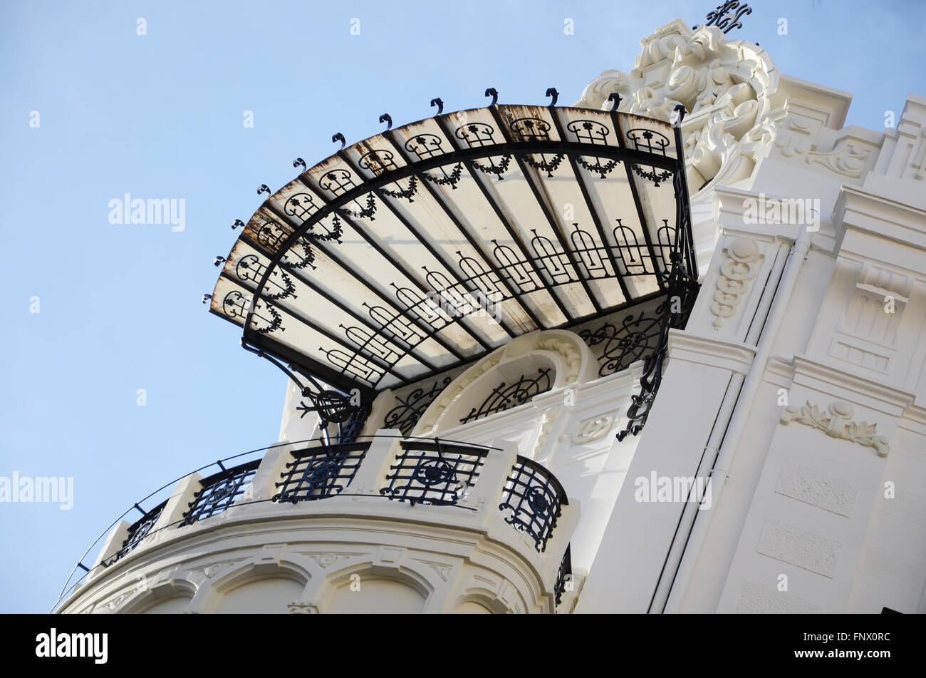 decorative architecture Valencia Spain Stock Photo - Alamy