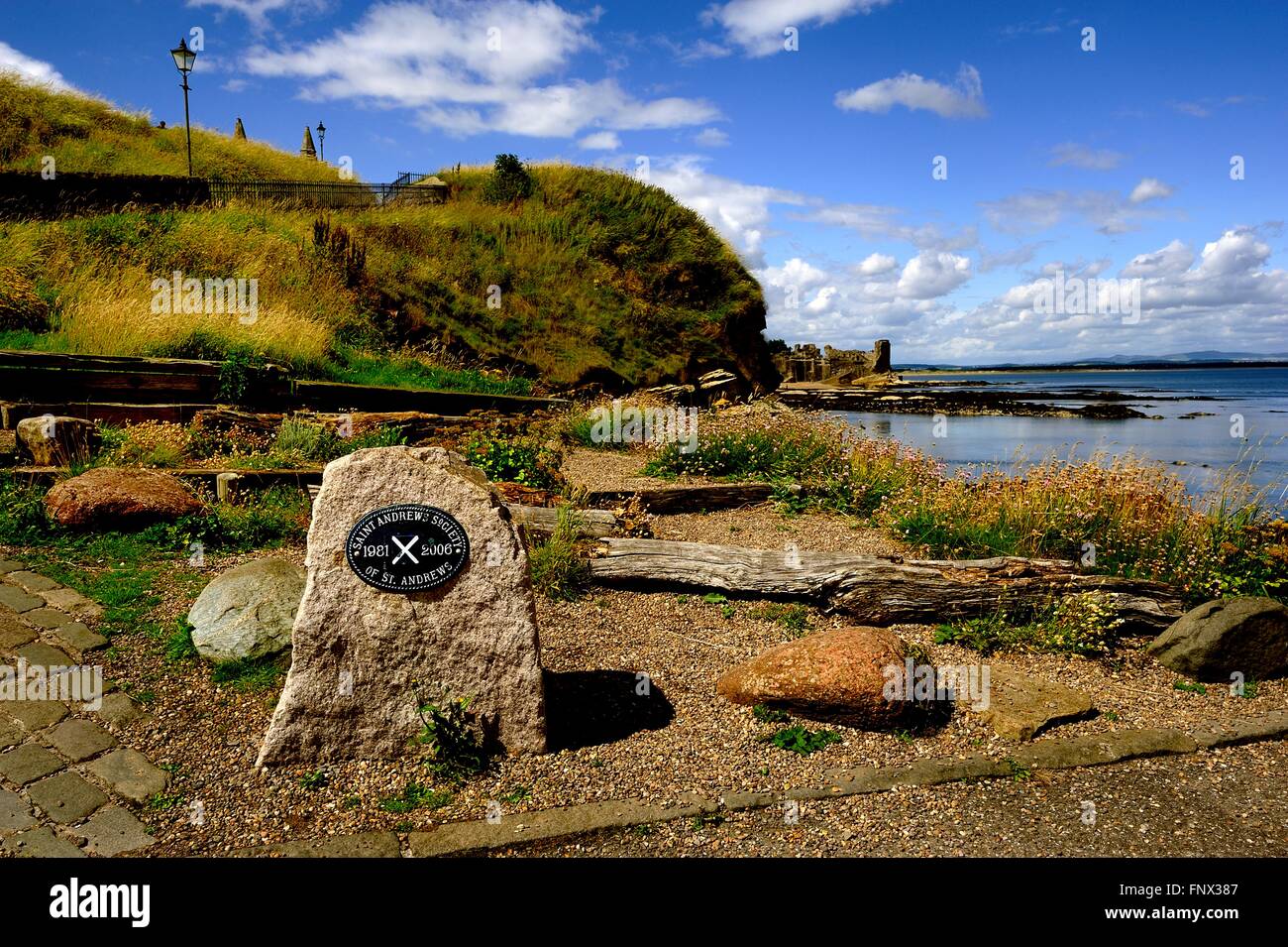 The coastline of St Andrew's Scotland Stock Photo - Alamy