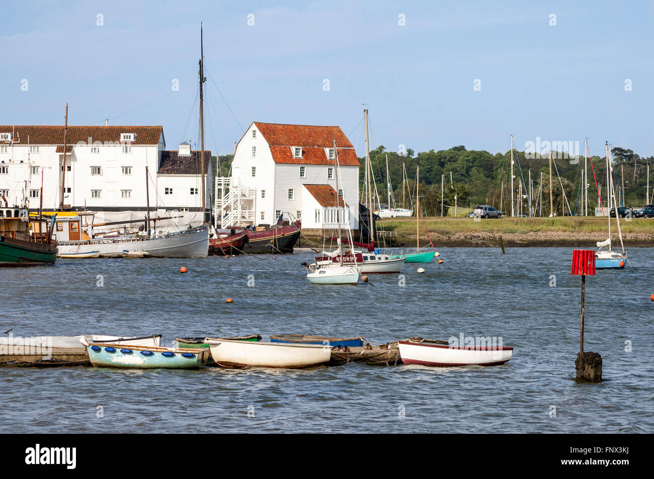 Woodbridge Tide Mill, River Deben, Suffolk, East Anglia, England, UK ...
