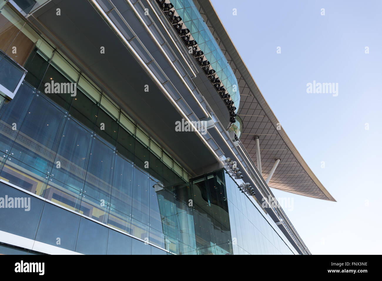 The Meydan grandstand Dubai, UAE Stock Photo - Alamy