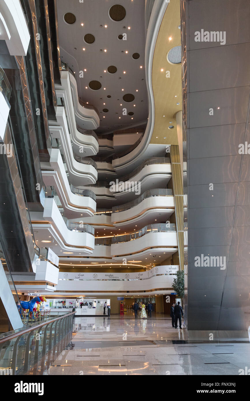 Inside the Meydan Grandstand Dubai UAE Stock Photo - Alamy