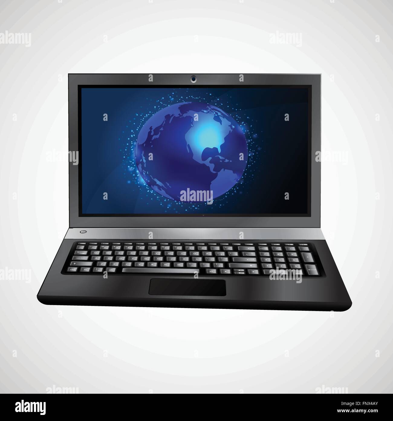 vector laptop isolated on white background Stock Vector Image & Art - Alamy