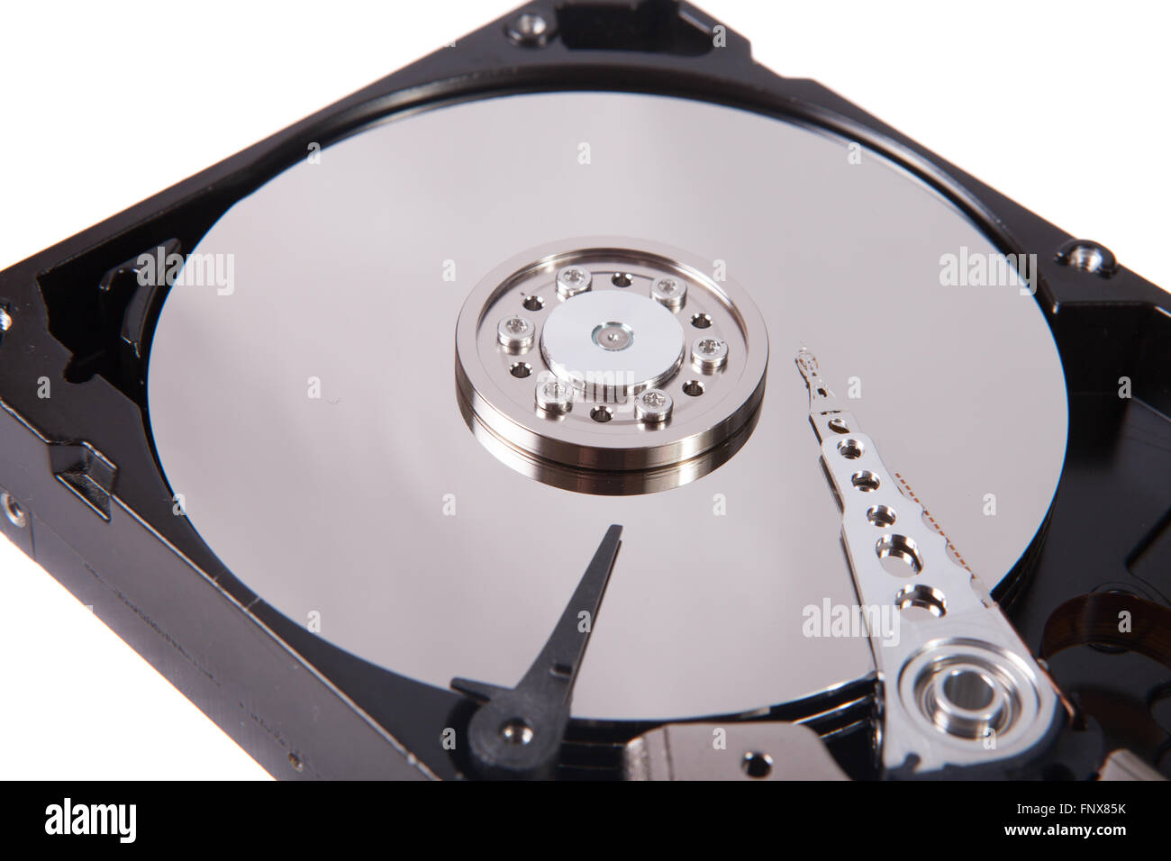 hard disk drive with the lid open, selective focus Stock Photo - Alamy