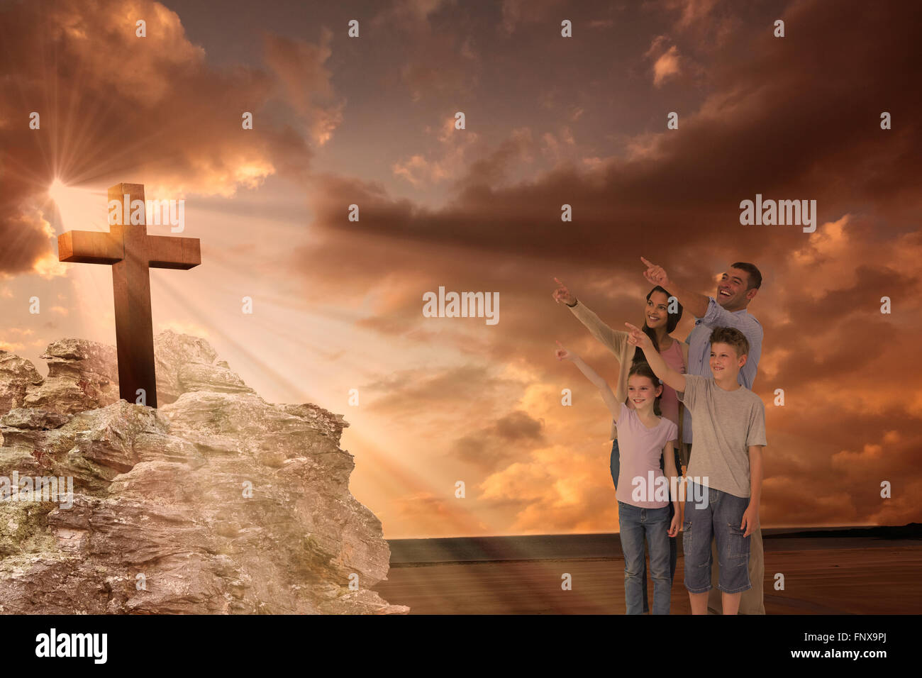 Image of god pointing hi-res stock photography and images - Alamy