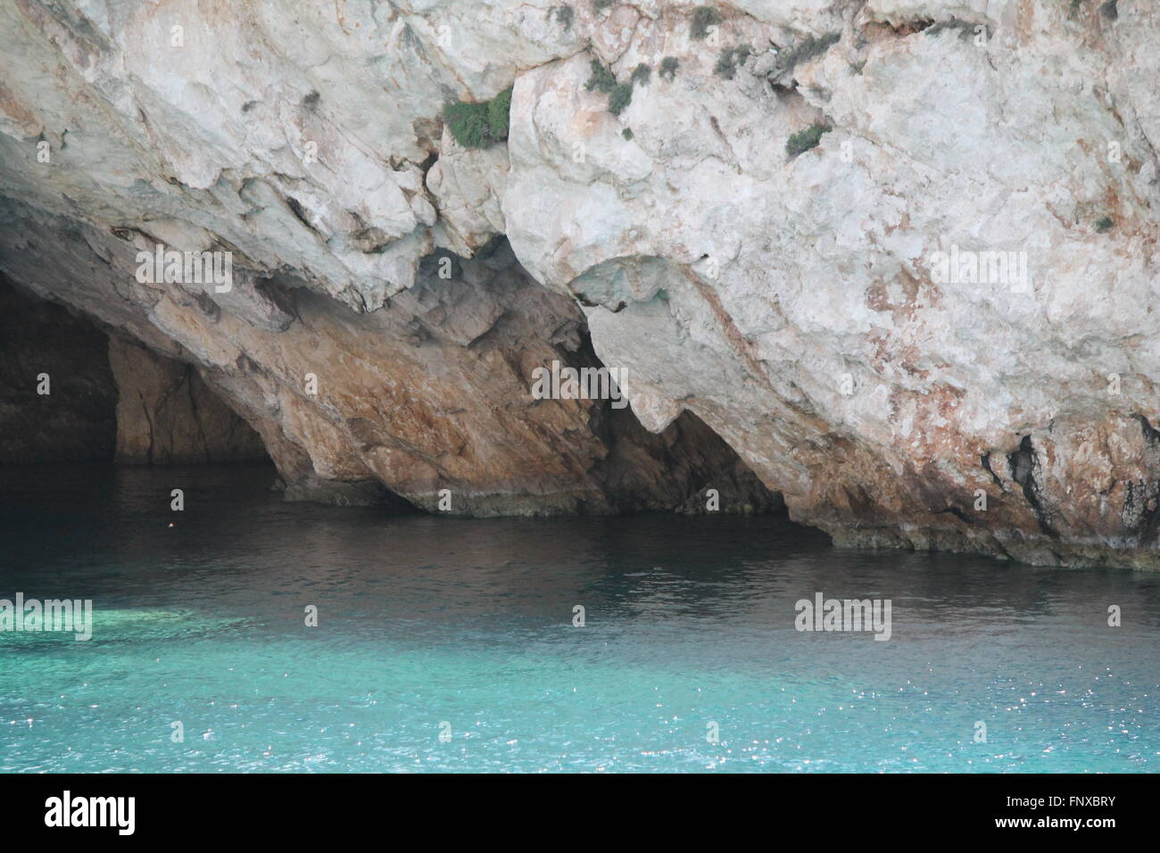 Zykynthos, Greek Island, - May 29th 2016, view from boat of stunning ...