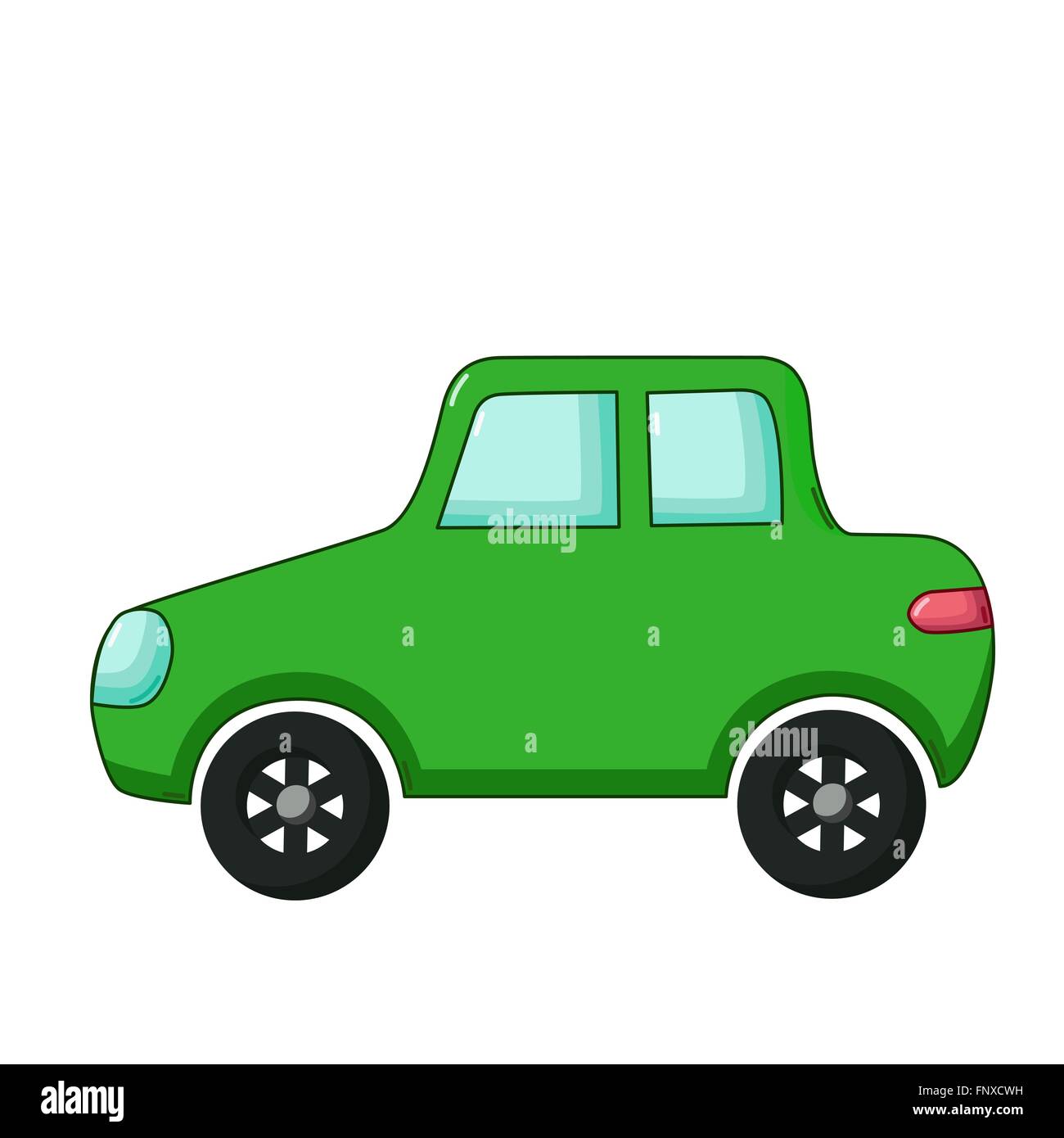 Urban transport icon in cartoon style isolated on white background ...