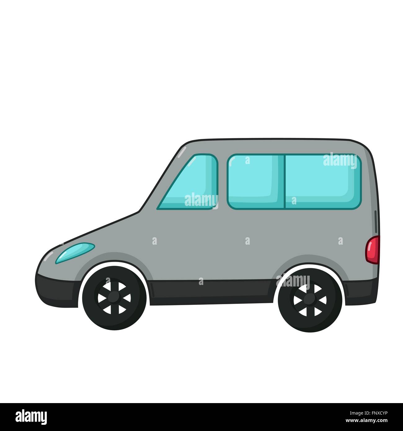 Urban transport icon in cartoon style isolated on white background ...