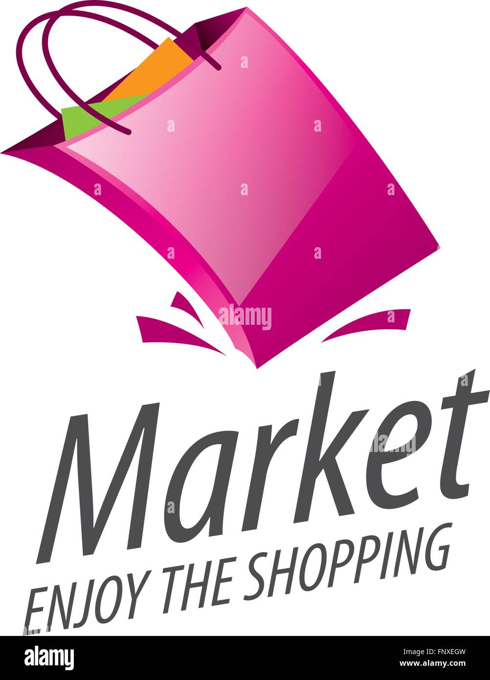 vector shopping logo Stock Vector Image & Art - Alamy