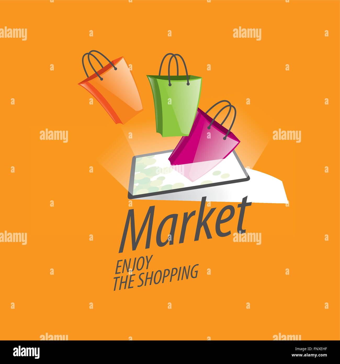 vector shopping logo Stock Vector Image & Art - Alamy