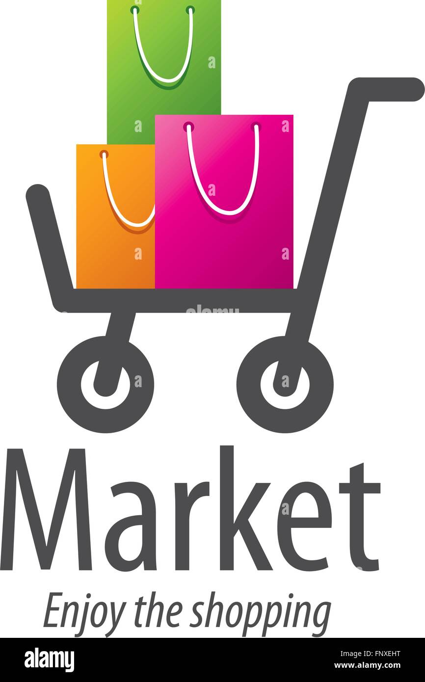 vector shopping logo Stock Vector Image & Art - Alamy