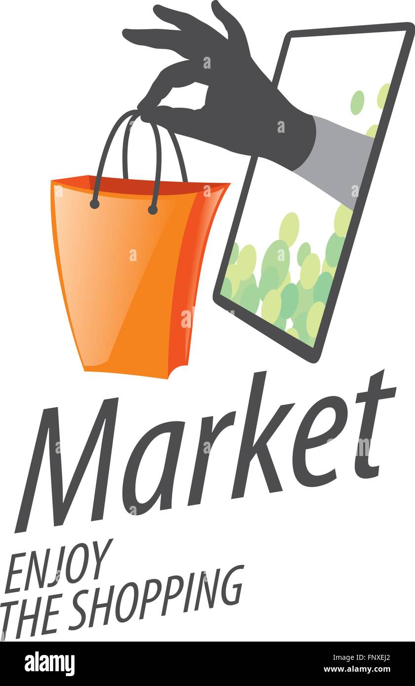 vector shopping logo Stock Vector Image & Art - Alamy