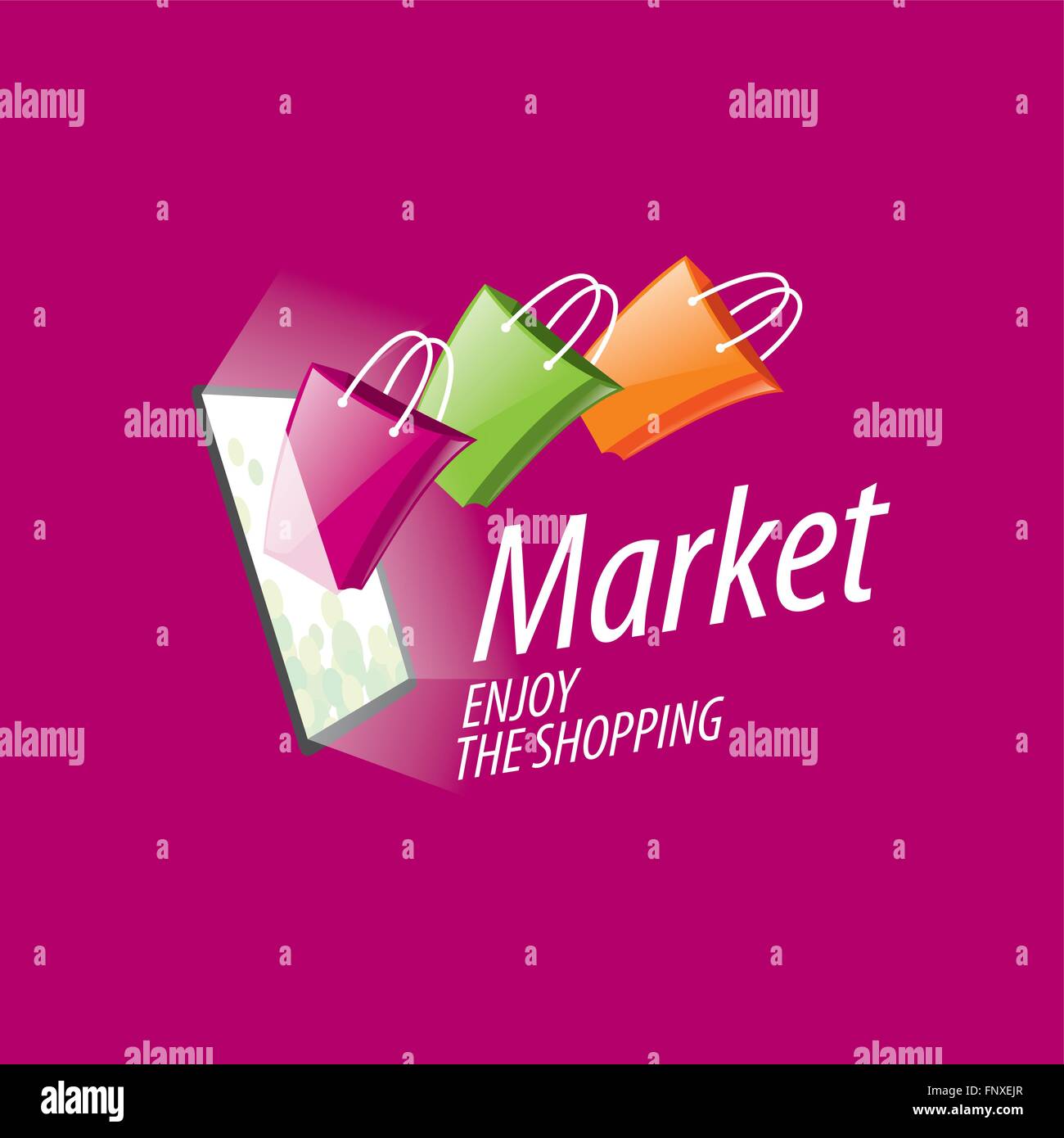 vector shopping logo Stock Vector Image & Art - Alamy