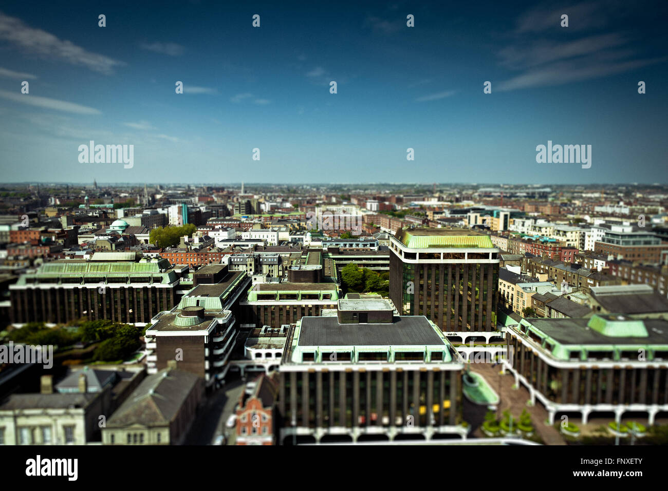 Aerial view of Dublin, Ireland Stock Photo - Alamy