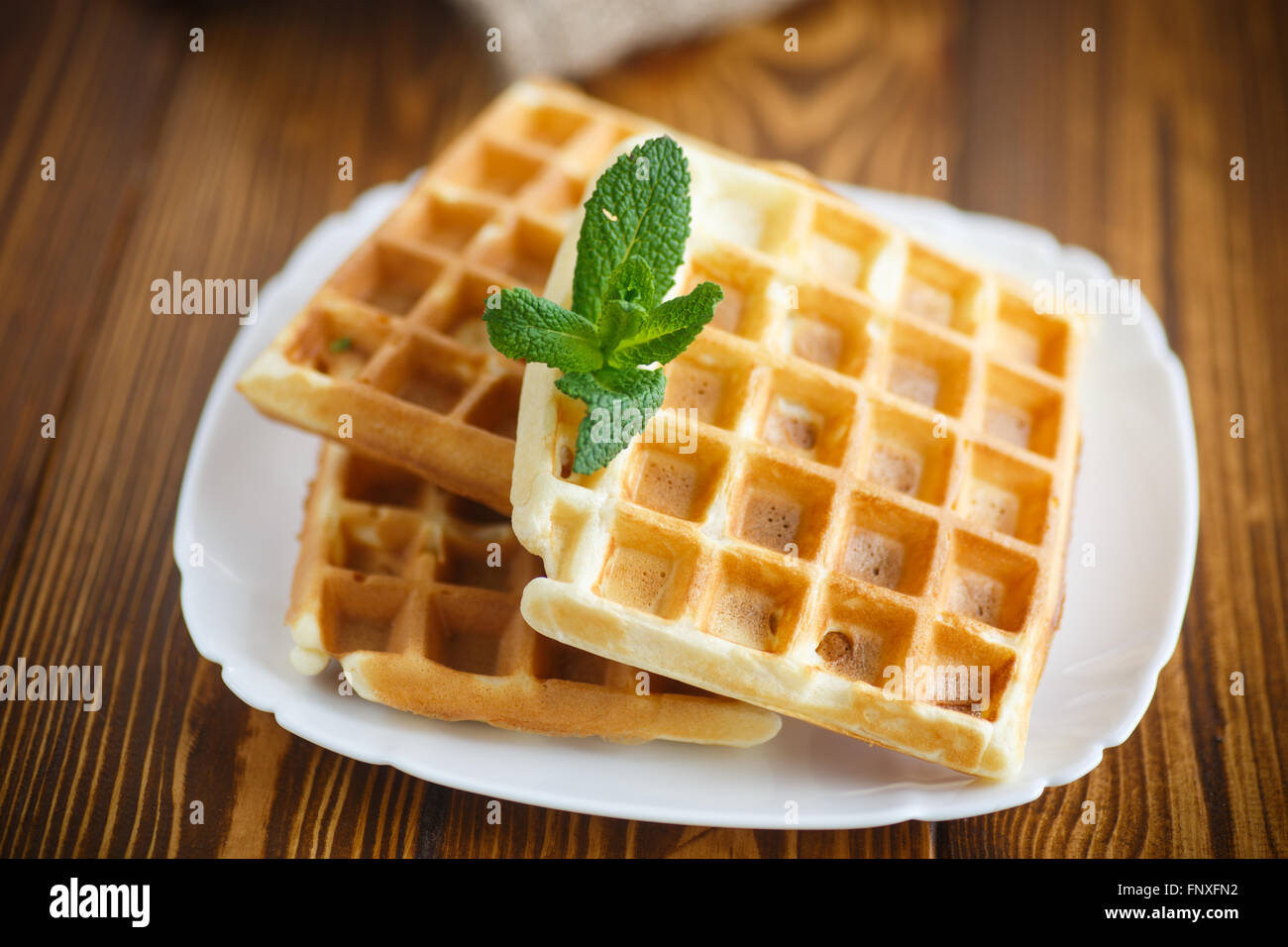 sweet Viennese wafers Stock Photo - Alamy