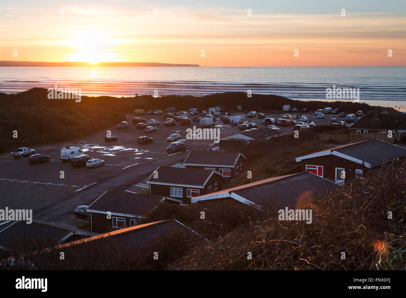 Saunton beach hi-res stock photography and images - Alamy