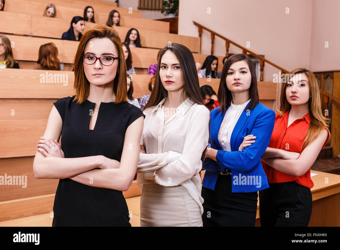 Beautiful women students hi-res stock photography and images - Alamy