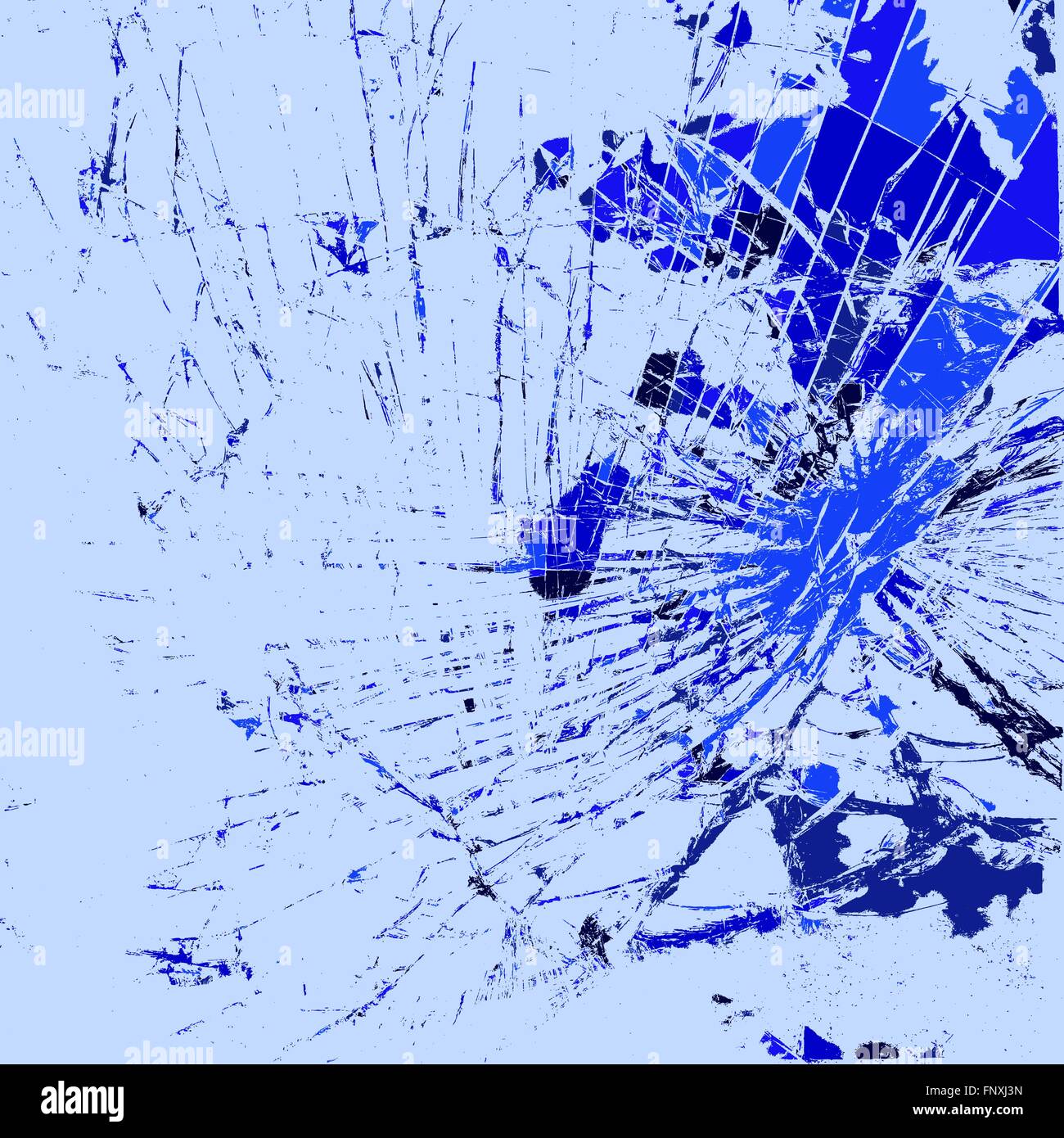 Winter pattern on glass blue Stock Vector Images - Alamy